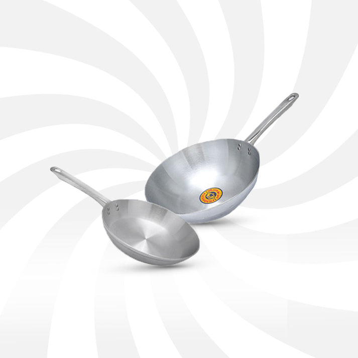 set ( power deep Fry Pan 28 + super fry pan 16) – El Zenouki